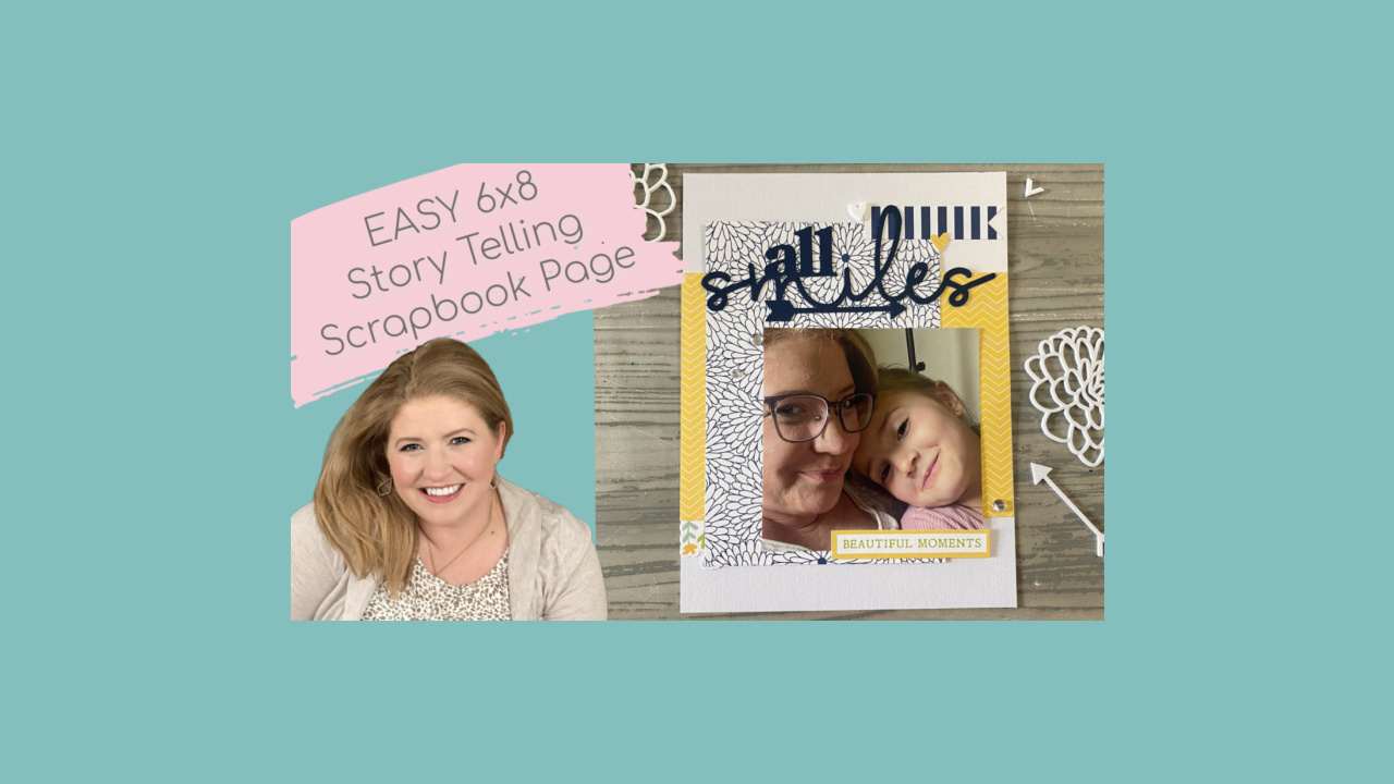Simple to Recreate 6x8 Scrapbook Pages with Hidden Journal Windows - by ...